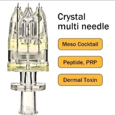 Jual jarum 5pin crystal multi needle painless mesogun 5pin crystal meso ...