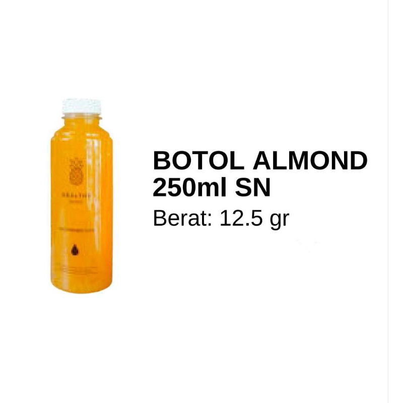 Jual botol almond 250 ml (cv erka berkah mandiri) | Shopee Indonesia