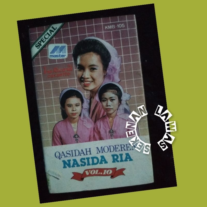 Jual Kaset Qasidah Nasida Ria - Vol. 10 (Cover Dalam Ada Noda) | Shopee ...