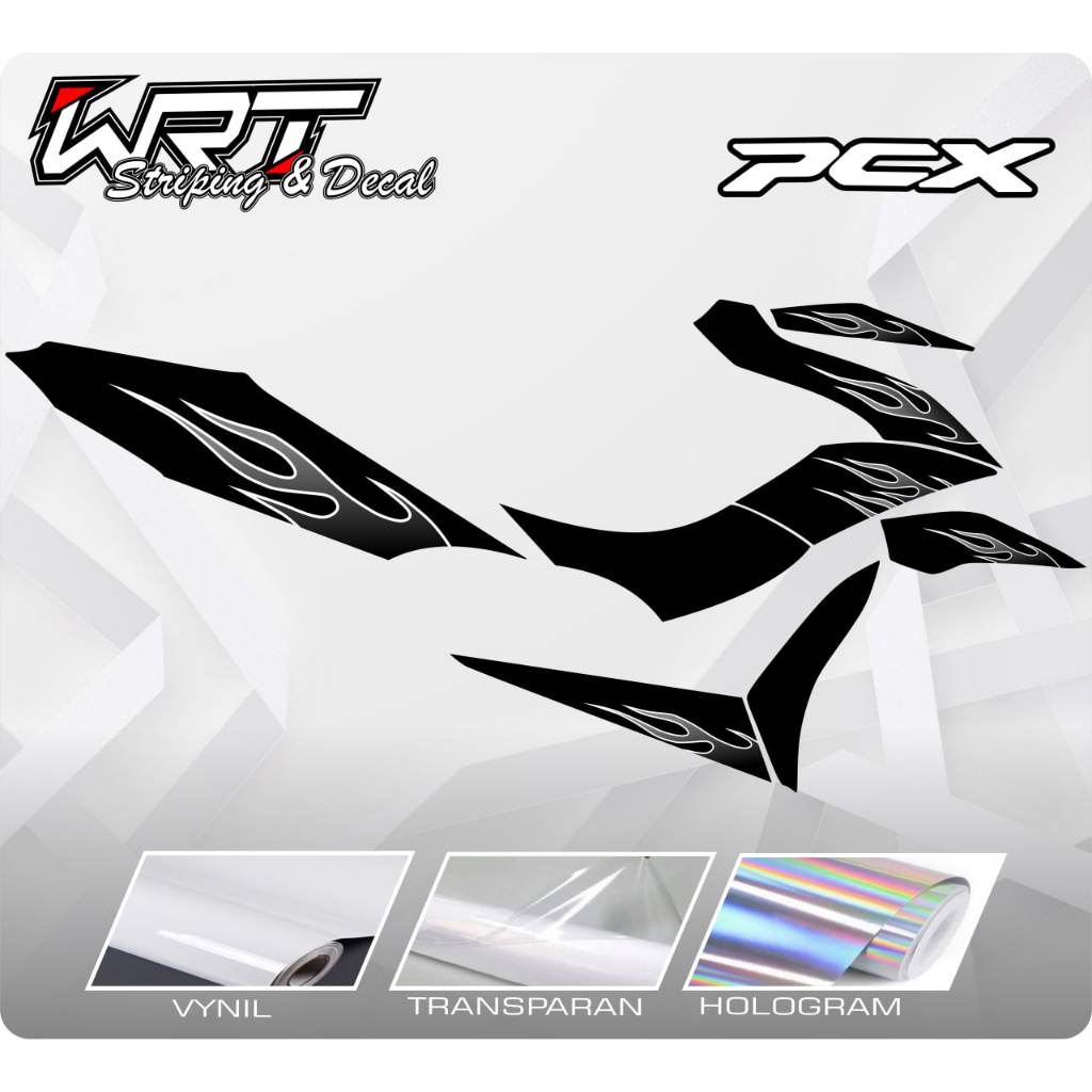 Jual Striping PCX 160-Stiker Decal PCS 160 Api | Shopee Indonesia