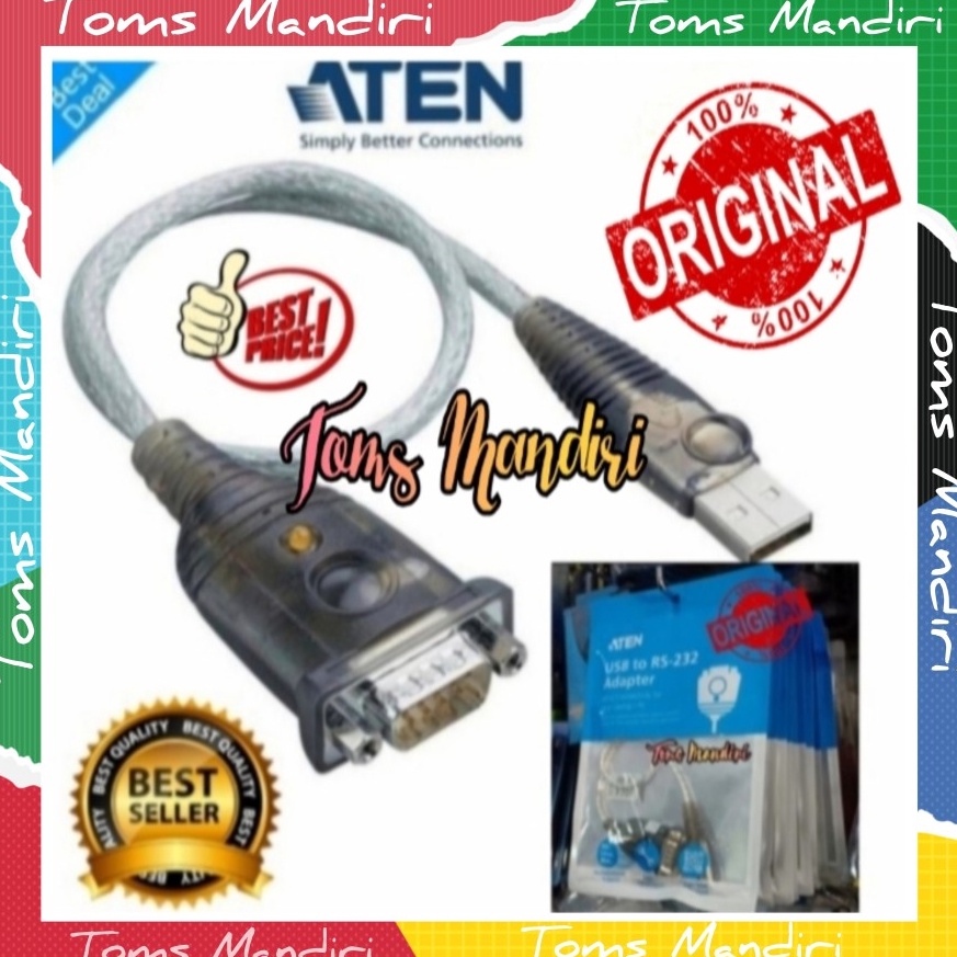 Jual Ready Stok ATEN Kabel USB TO Serial RS232 DB9 CPH | Shopee Indonesia