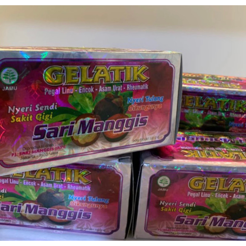 Jual GELATIK KAPSUL SARI MANGGIS ORIGINAL - 24 Sachet [ KOTAK ...