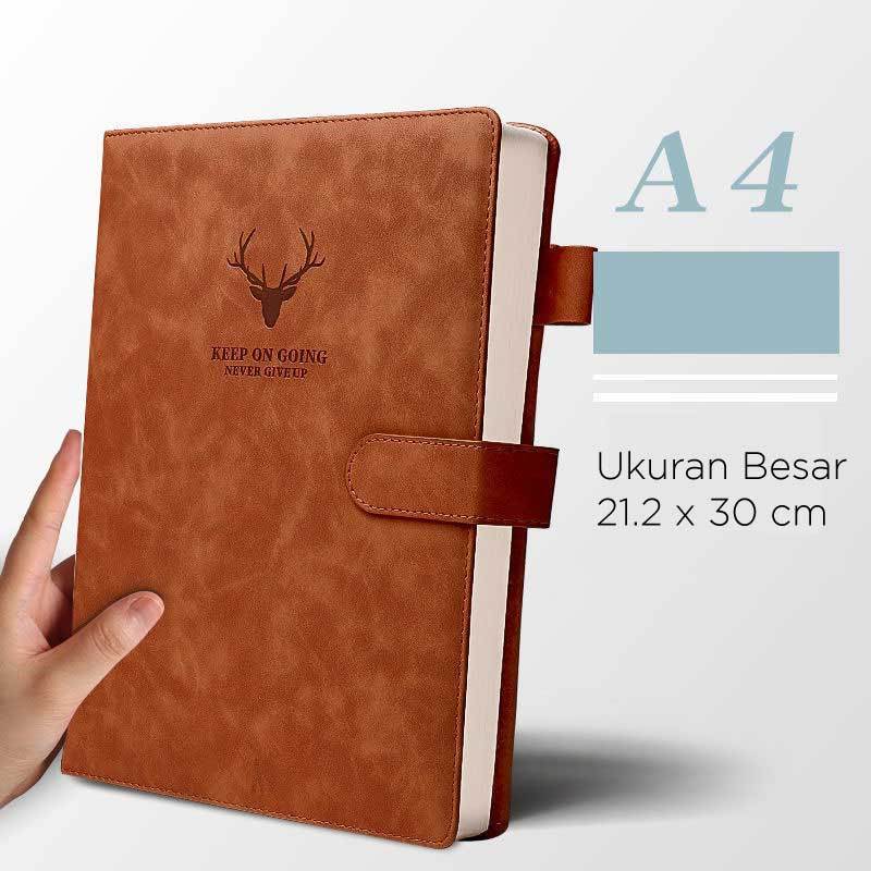 Jual Buku Catatan Tebal 360 Halaman Jurnal Harian Cover Kulit untuk ...