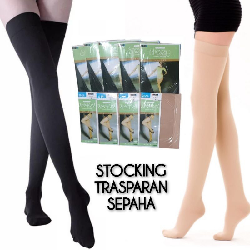 Jual Stoking Sheleg Pantyhose Stocking Panjang Sepaha Wanita Dewasa ...