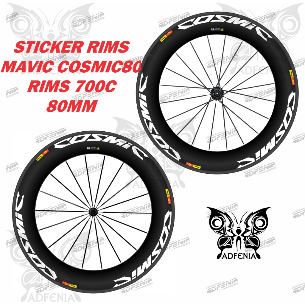 Jual Stiker Decal Rims Mavic 80 700c | Shopee Indonesia