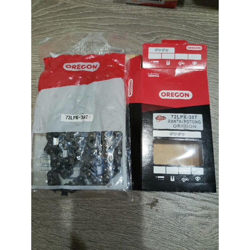 Jual rantai 72Lpx 38t mata potong untuk bar 22 inci Chainsaw 52/58 oregon original | Shopee ...