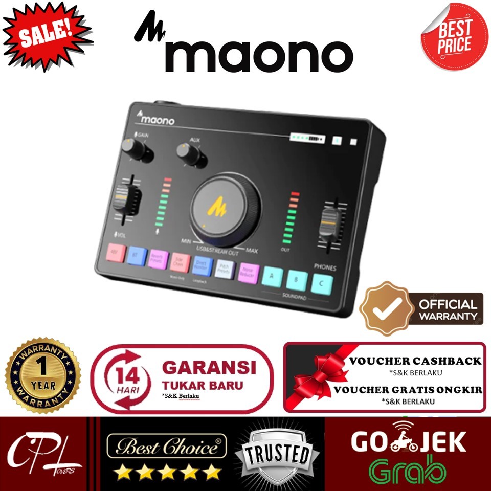 Jual Maonocaster AMC2 NEO One-Stop Streaming Audio Mixer & Sound Card ...
