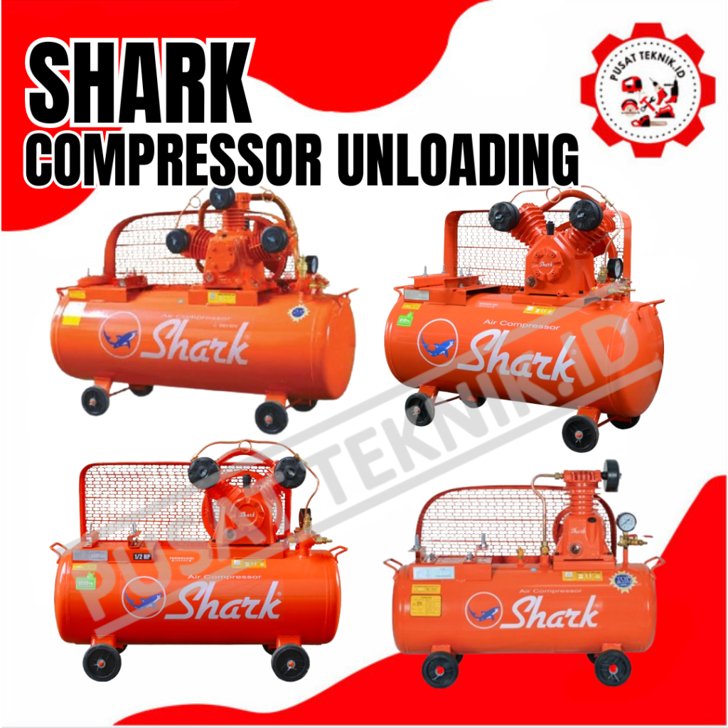 Jual SHARK KOMPRESOR ANGIN 1, 0.5, 0.25, 2 HP UNLOADING COMPRESSOR ...