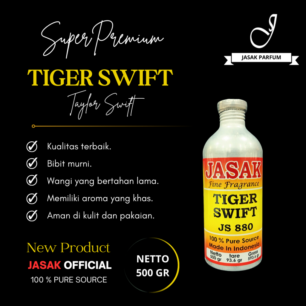 Jual TIGER SWIFT KEMASAN 500 GR SEGEL ALMUNIUM BY JASAK INSPIRED TAYLOR ...