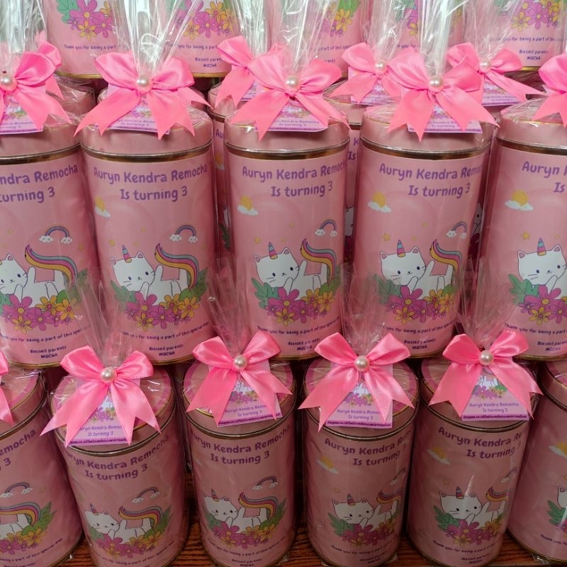 Jual Celengan Kaleng Custom Kemas Plastik (Buka Tutup Atas Gold Full ...