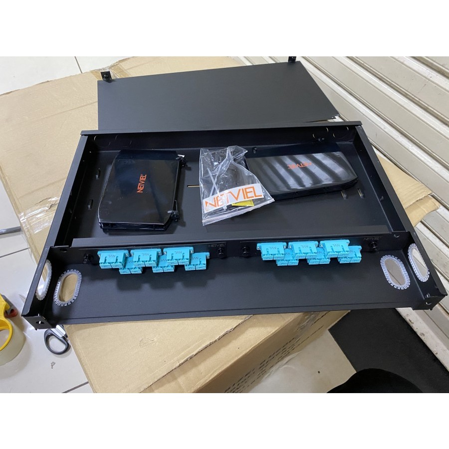 Jual Netviel OTB Rackmounted 24 port LC Multimode OM3 Loaded Splice ...