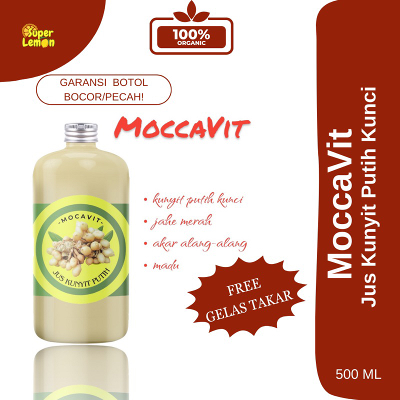 Jual 500ml MoccaVit Jus Kunyit Putih Kunci Obat Kanker Tumor | Shopee ...