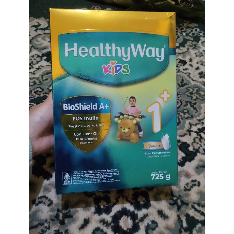 Jual HealthyWay kids 1+ Madu / Vanila 725gr - Susu Pertumbuhan anak 1-3 tahun. | Shopee Indonesia