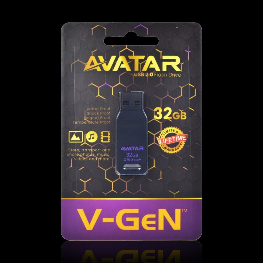 Jual USB Flashdisk V-GeN 32GB AVATAR USB2.0 Flash Disk VGEN | Shopee ...
