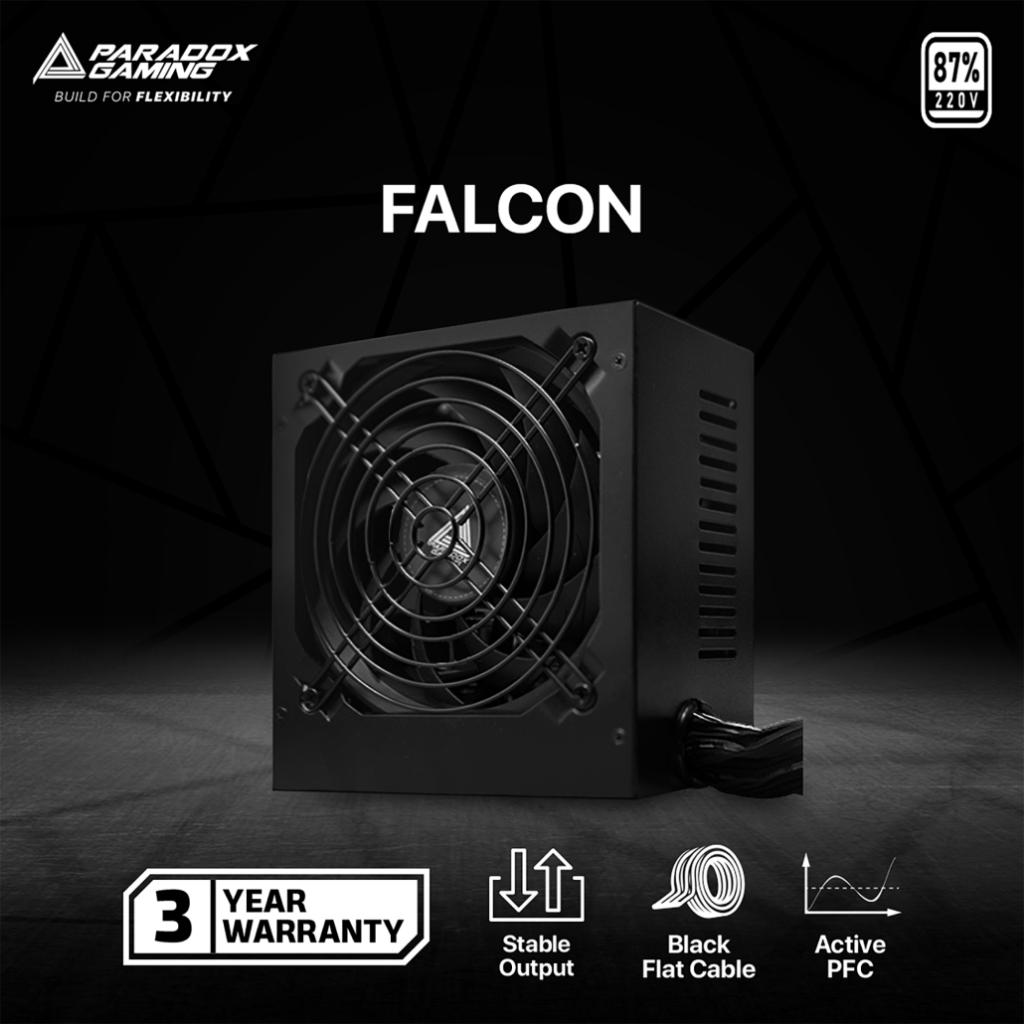 Jual Power Supply 550W Paradox Gaming Falcon PSU 550 Watt | Shopee ...