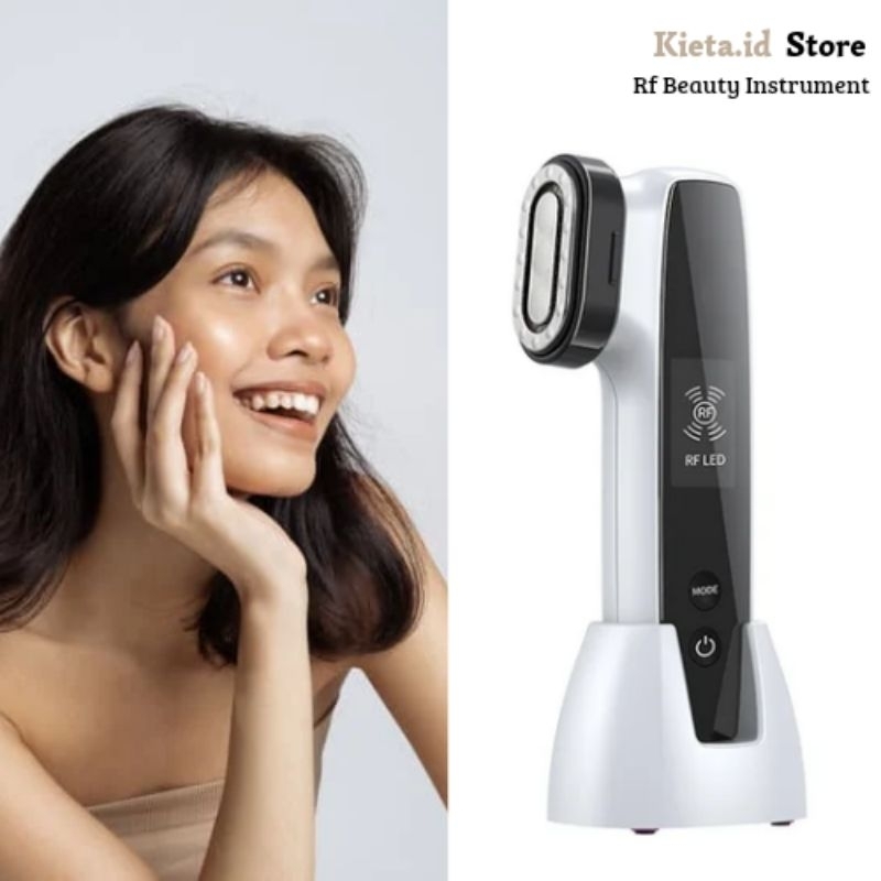 Jual 6 in 1 Alat Setrika Wajah Pemijat Perawatan RF Big Iron Home EMS Hifu Anti Aging VShape ...