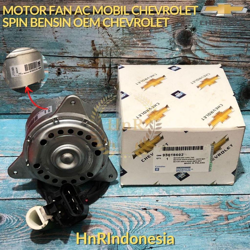 Jual Motor Fan Radiator AC Mobil Chevrolet Spin Bensin 1.2 1.5 OEM ...