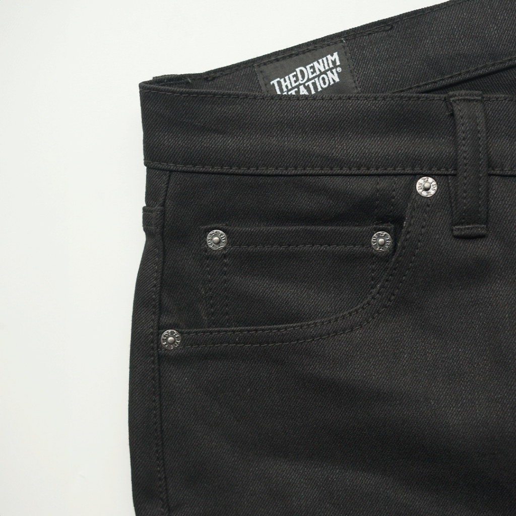 Jual The Denim Station-BRAHMA New Superior Black Stretch 13oz Denim ...