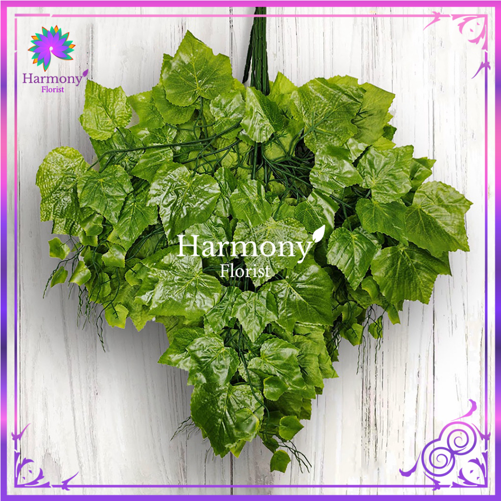 Jual Daun Anggur Plastik Dekorasi Artificial - Lusinan/palsu/dekoran ...