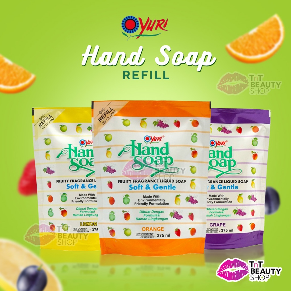 Jual Yuri Hand Soap Sabun Cuci Tangan Refill 375 ml | TnT Beauty Shop ...
