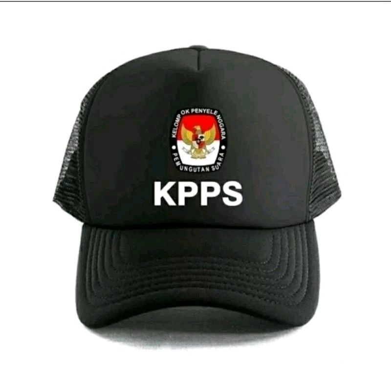 Jual TOPI LOGO KPPS // TOPI JARING KPPS 2024 | Shopee Indonesia