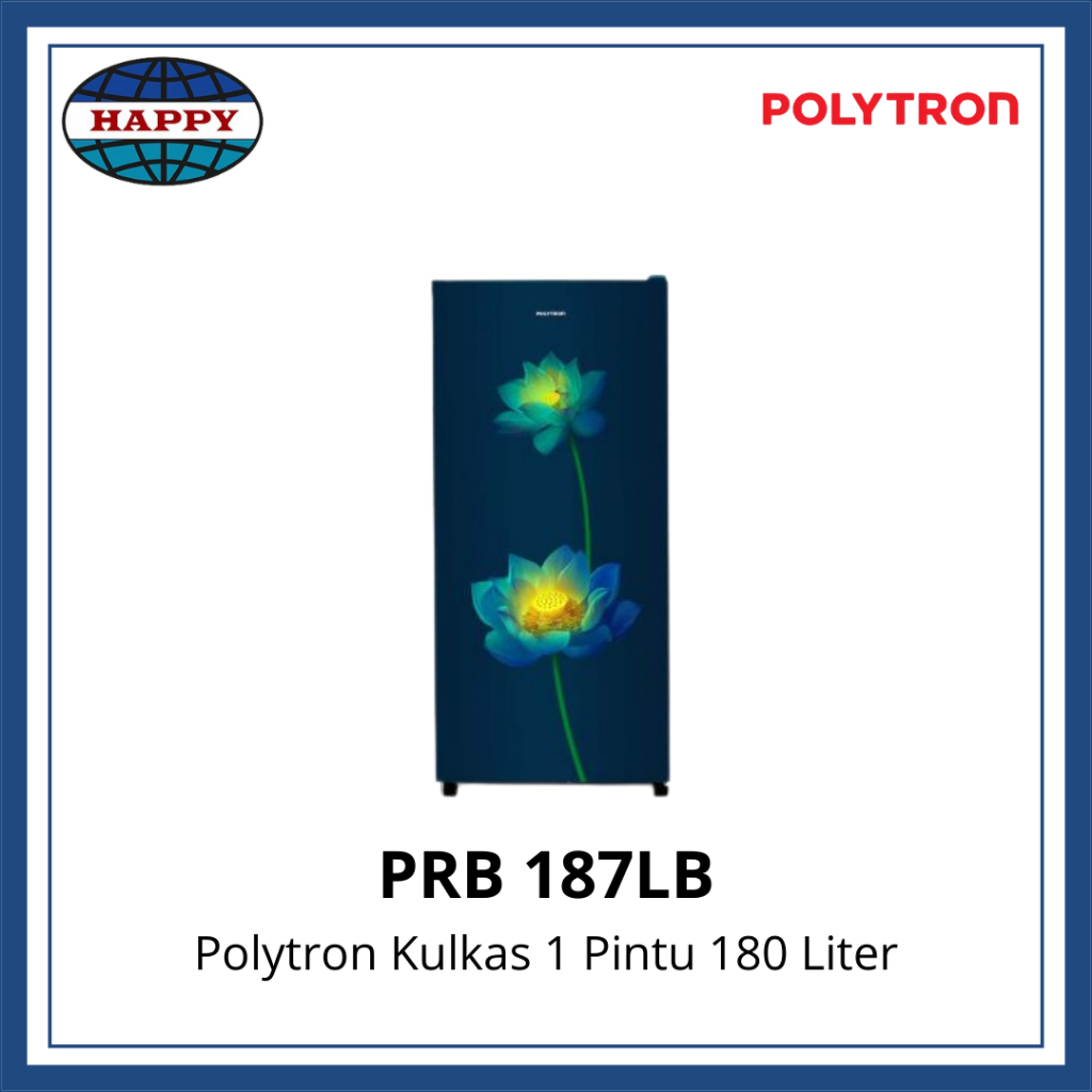 Jual POLYTRON Kulkas 1 Pintu Metallic 180 Liter PRB 187PR/LB | Shopee ...