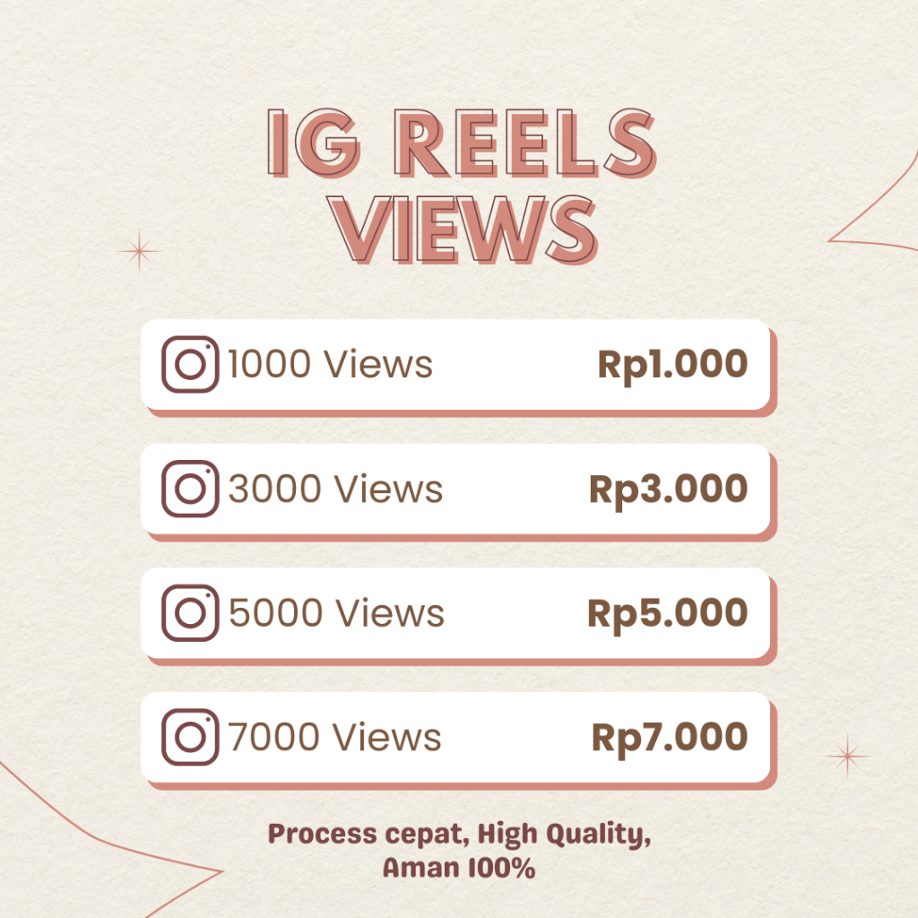 Jual View Reels IG High Quality | Shopee Indonesia
