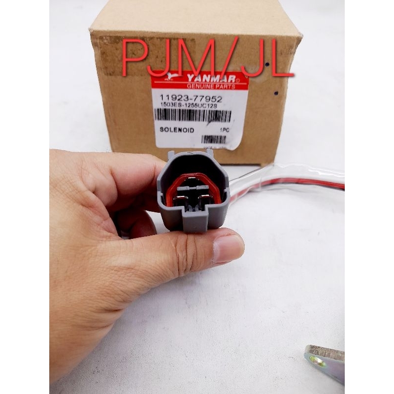 Jual SOLENOID SELENOID ENGINE STOP 11923-77952 YANMAR / 1503ES | Shopee ...