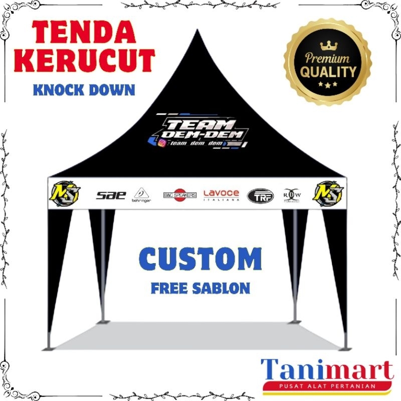 Jual TENDA CUSTOM 3X3 / TENDA KERUCUT / TENDA SOUND / TENDA ACARA ...
