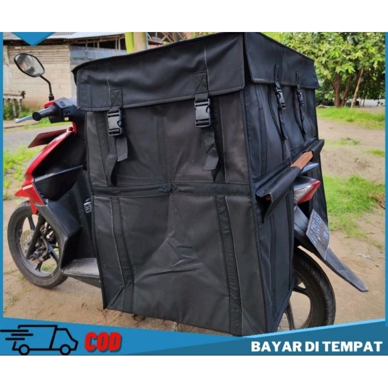 Jual PROMO Tas Obrok Tingkat. Tas Motor Susun. Tas Sales. Tas Kurir ...