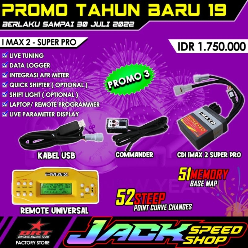 Jual CDI BRT IMAX 2 SUPER PRO 52 STEP JUPITER Z 110 OLD BURHAN / MIO KARBU LAMA SPORTY SOUL ...