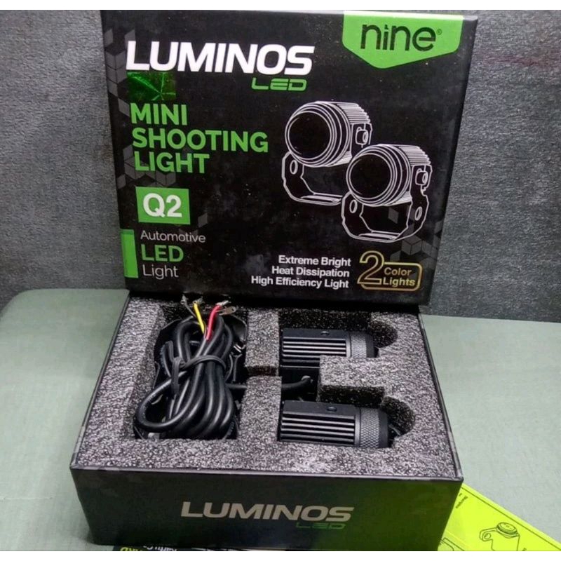 Jual LAMPU SOROT/TEMBAK Q2S BLUE LENS 2 WARNA BISA KEDIP FLASH WHITE YELLOW ORIGINAL LUMINOSLED ...