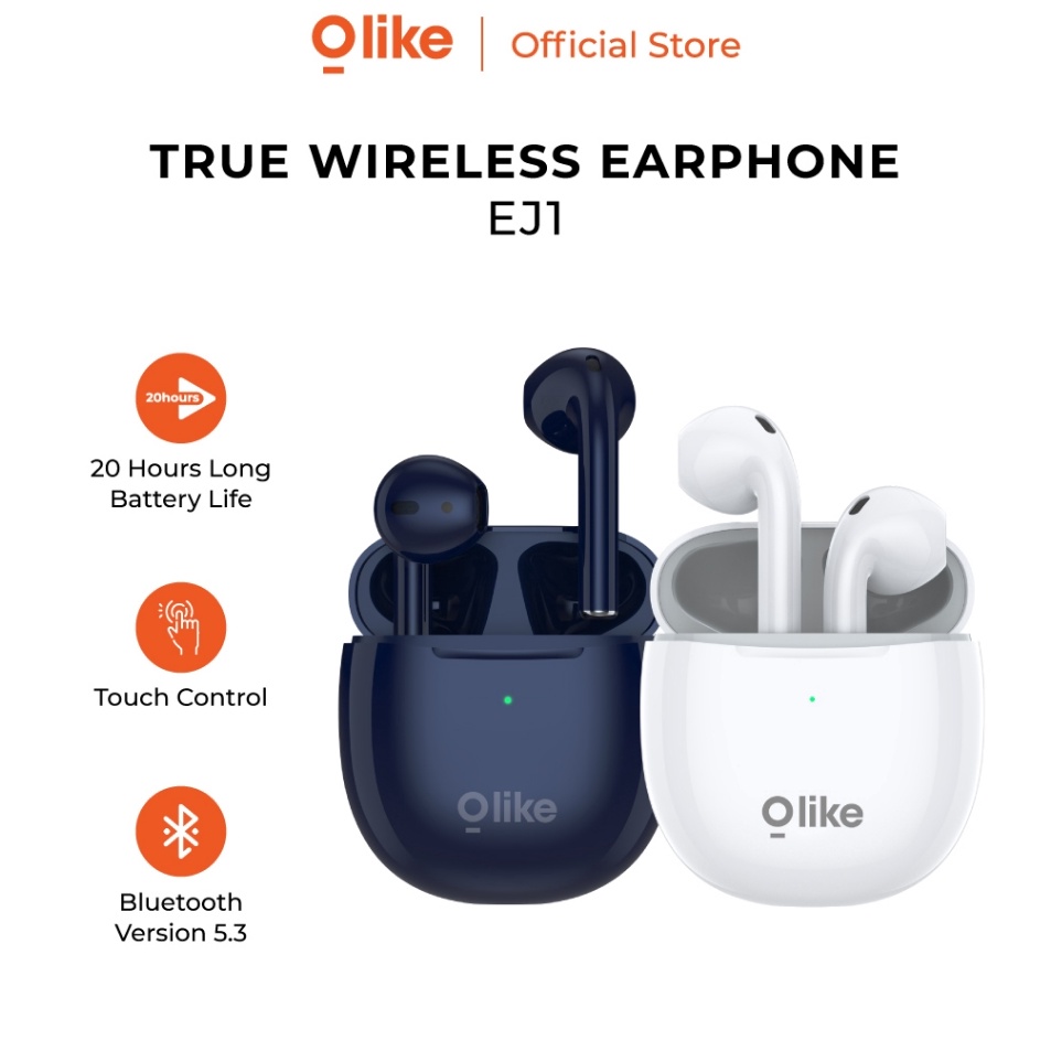 Jual Tcs OLIKE TRUE WIRELESS BLUETOOTH EARPHONE EARBUDS TWS EJ1 | Shopee Indonesia
