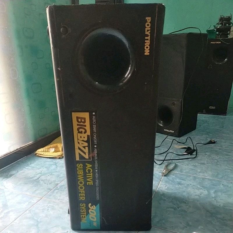 Jual subwoofer polytron psw 300 rebah | Shopee Indonesia