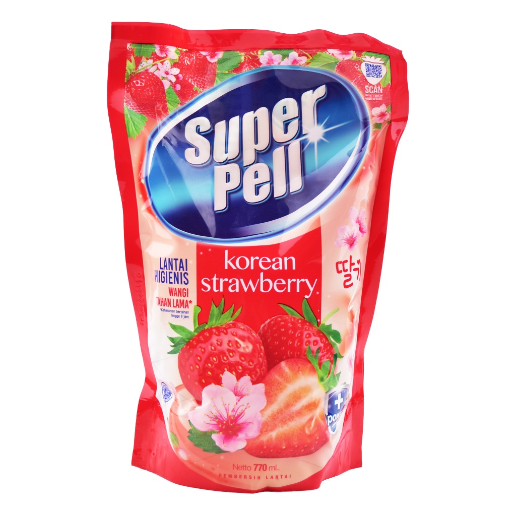 Jual SUPER PEL KOREAN STRAWBERY REF 770ML | Shopee Indonesia