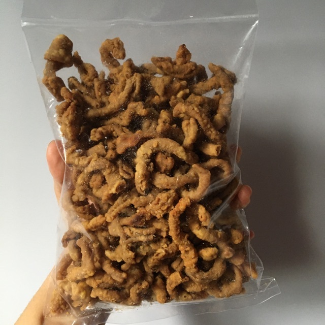 Jual SNACK KERIPIK USUS 2 VARIAN RASA PEDAS DAN ORIGINAL USUS CRISPY ...