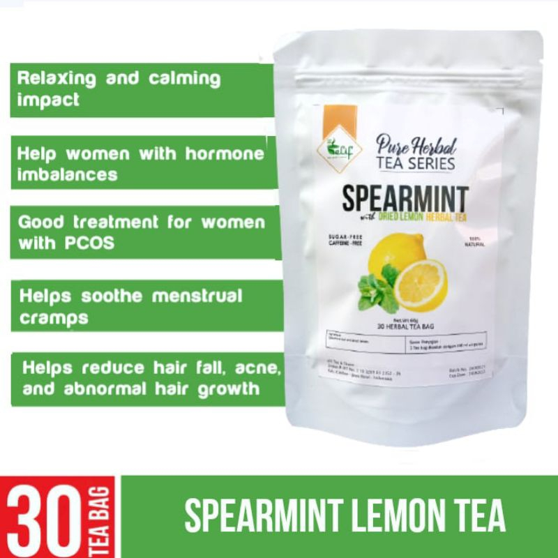 Jual Teh | Spearmint Tea | Teh Sehat Daun Spearmint Varian Rasa (30 Tea Bag) | Shopee Indonesia