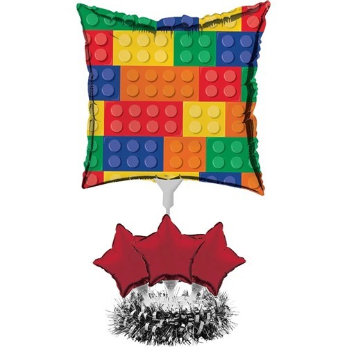 Jual Lego Block Party Balloon Centerpiece Kit - Creative Converting ...
