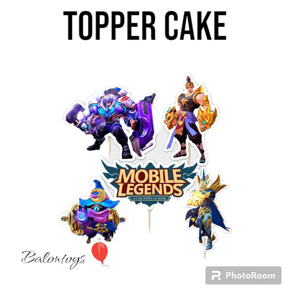Jual MOBILE LEGEND HAPPY BIRTHDAY Topper Cake Set / Hiasan Kue Ulang ...