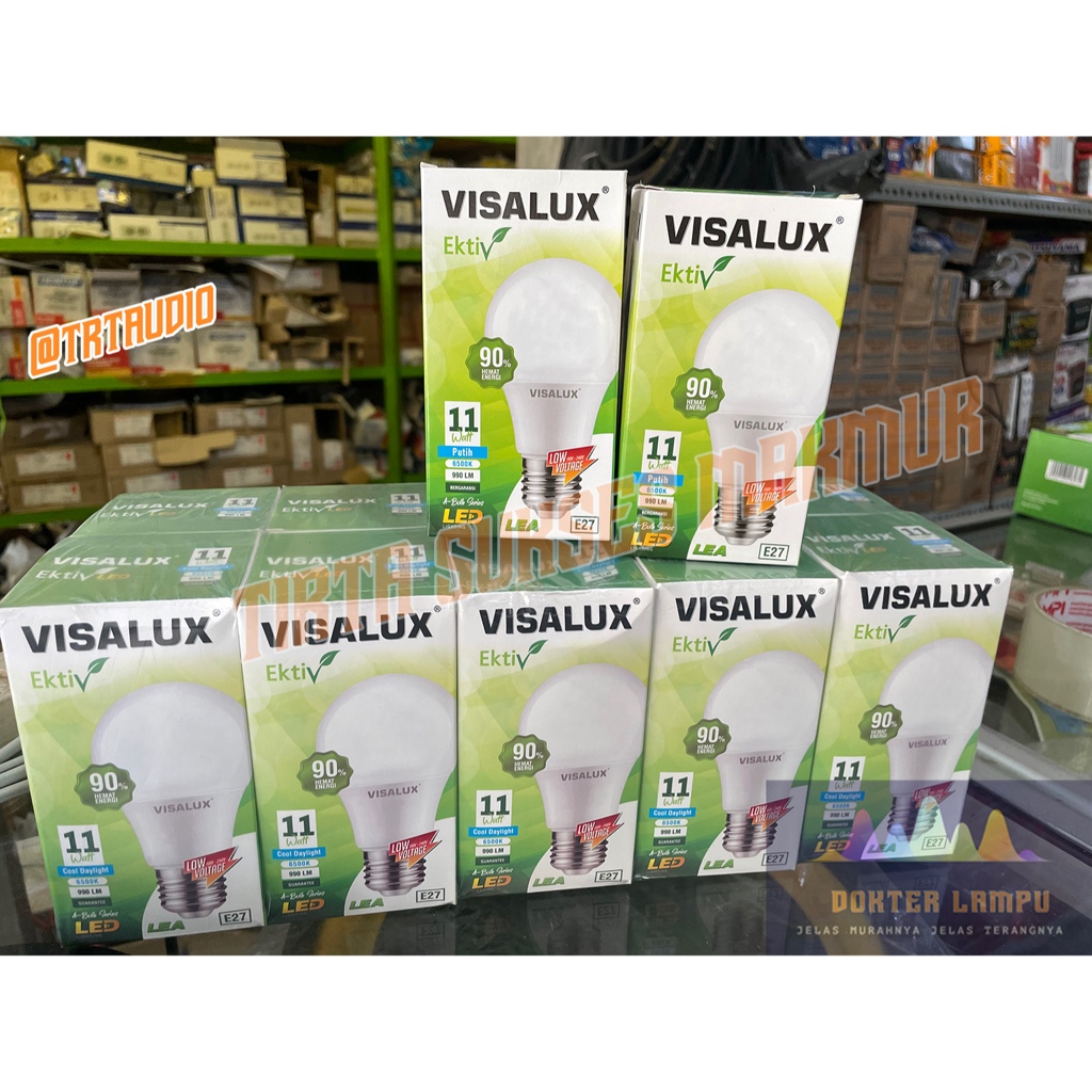 Jual LAMPU LED A-Bulb VISALUX EKTIV / 5W / 9W / 11W / 18W / 22W ...