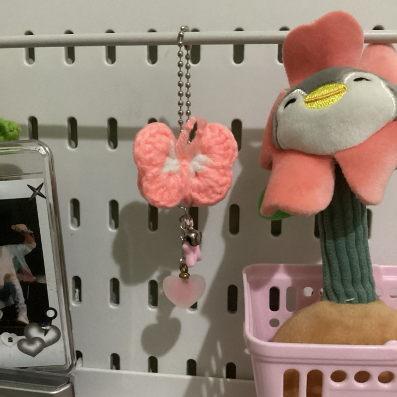 Jual Crochet keychain butterfly / Gantungan rajut kupu kupu + manik ...