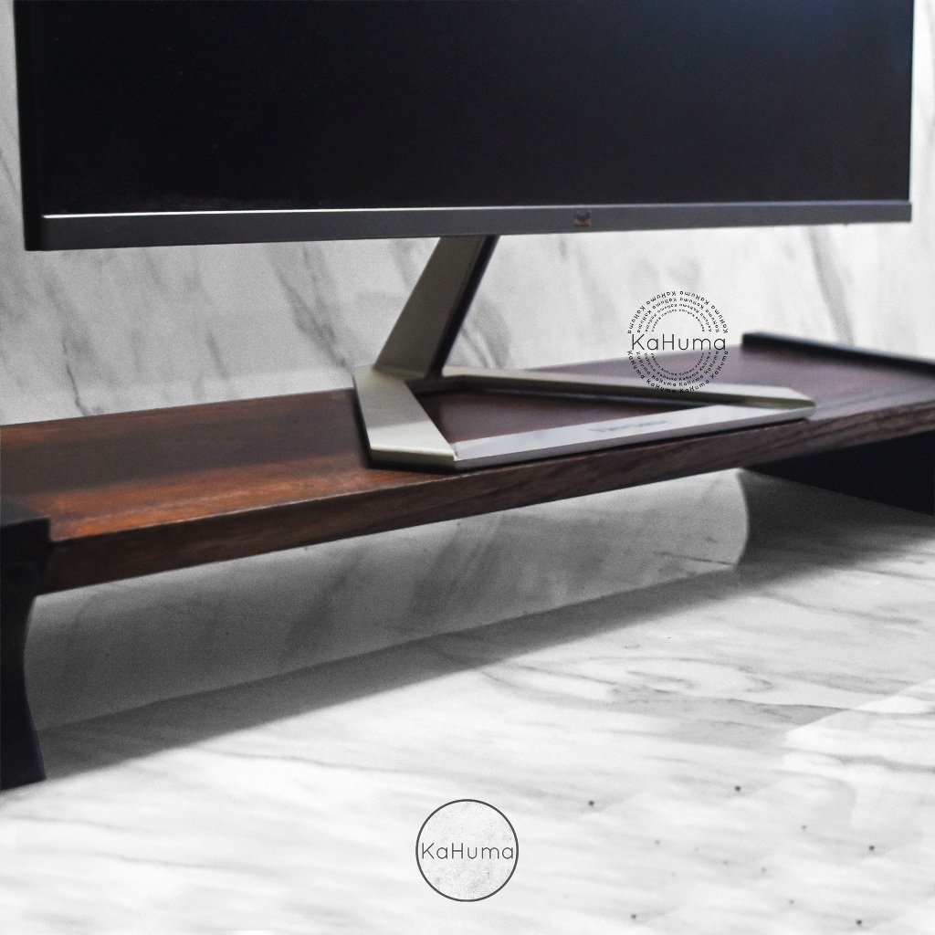 Jual Stand Monitor Komputer l Dudukan Monitor Komputer Kayu Solid ...
