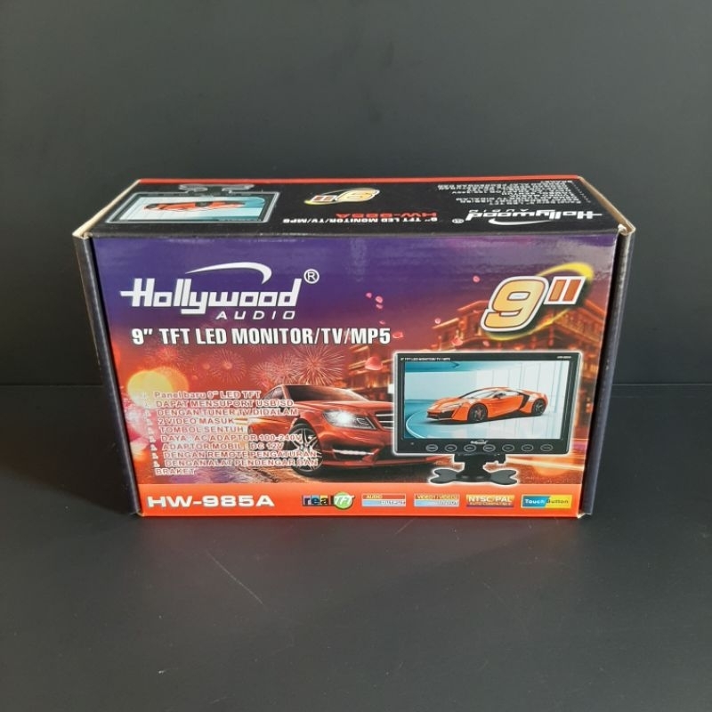 Jual Tv Ondash HOLLYWOOD HW 985A Tv 9 inch On Dash Hollywood HW 985A | Shopee Indonesia