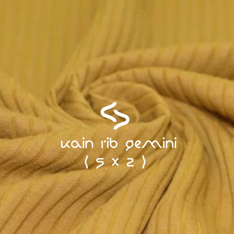 Jual Bahan Kain Rib Gemini (5x2) - Bahan Atasan - Premium Quality - 0 ...