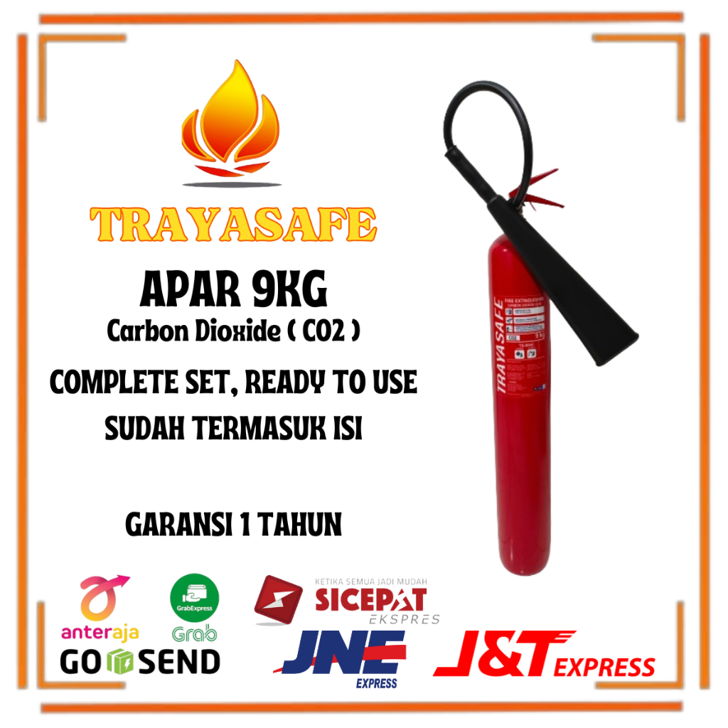 Jual APAR CO2 9KG MERK TRAYASAFE ( TS-900C ) | Shopee Indonesia