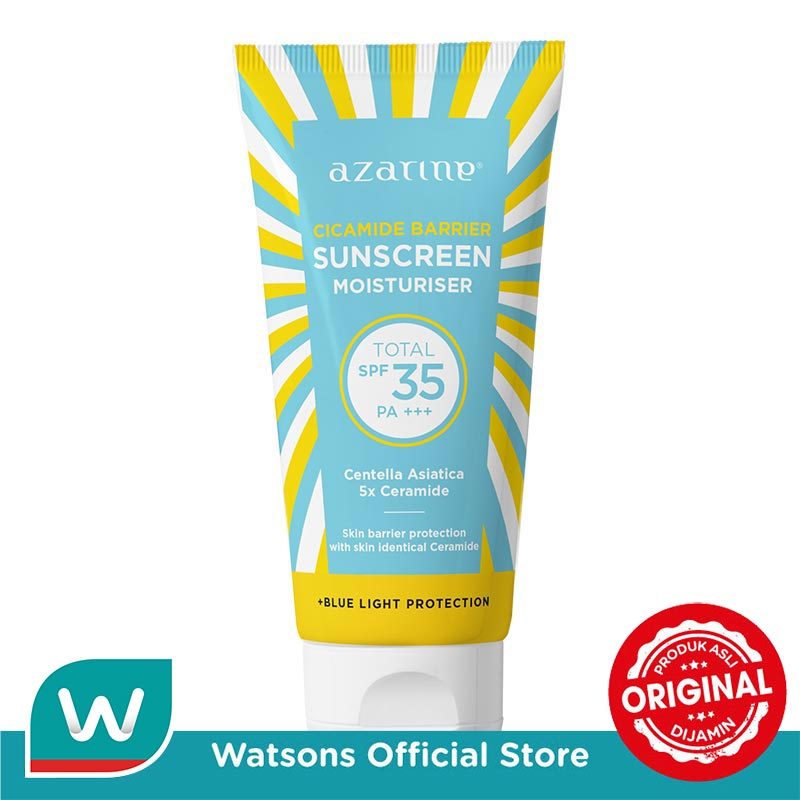 Jual Azarine Cicamide Barrier Sunscreen Moisturiser SPF35 Pa+++ 40ml ...