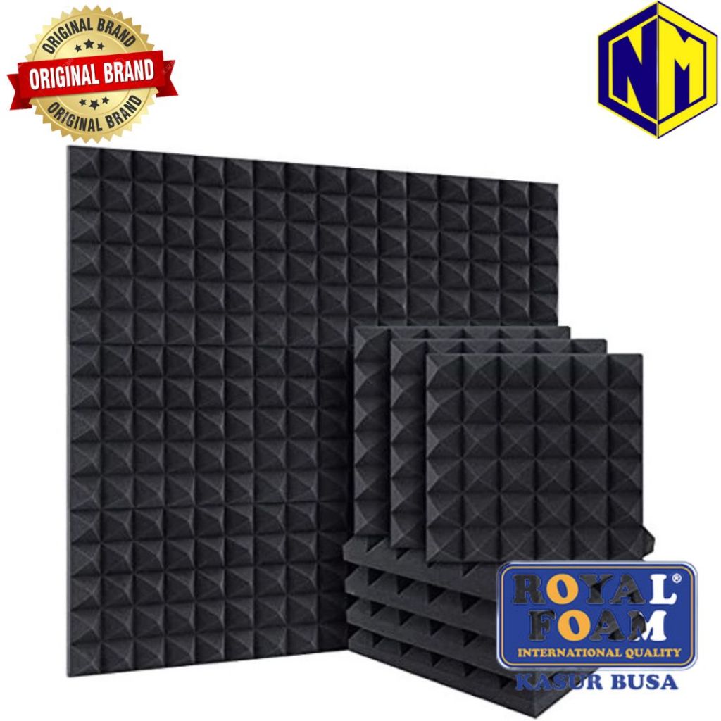Jual Busa Peredam Suara Pyramid - Peredam Suara Tebal 6 cm ukuran 50x50 ...