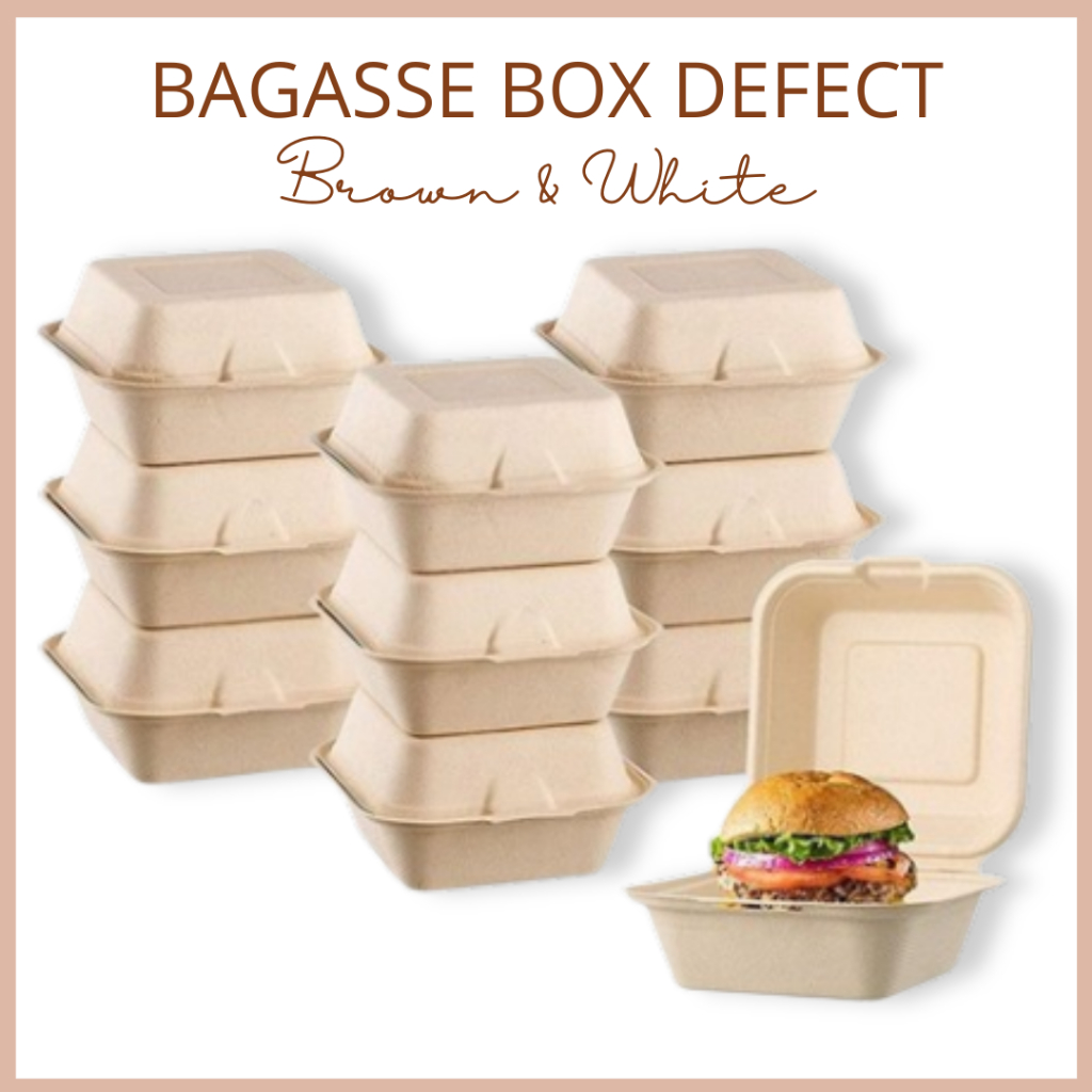 Jual (DEFECT SALE) Bagasse Box Korean Bento Cake 6 inch 10pcs | Shopee ...