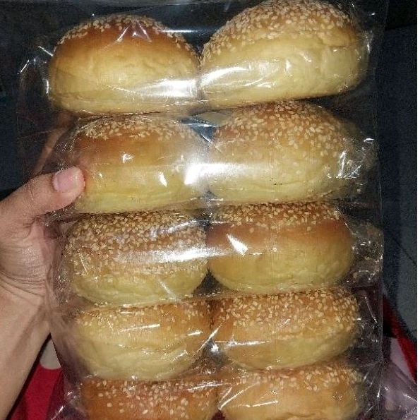 Jual BURGER BUN ROTI BURGER/ROTI BURGER TABURAN WIJEN | Shopee Indonesia