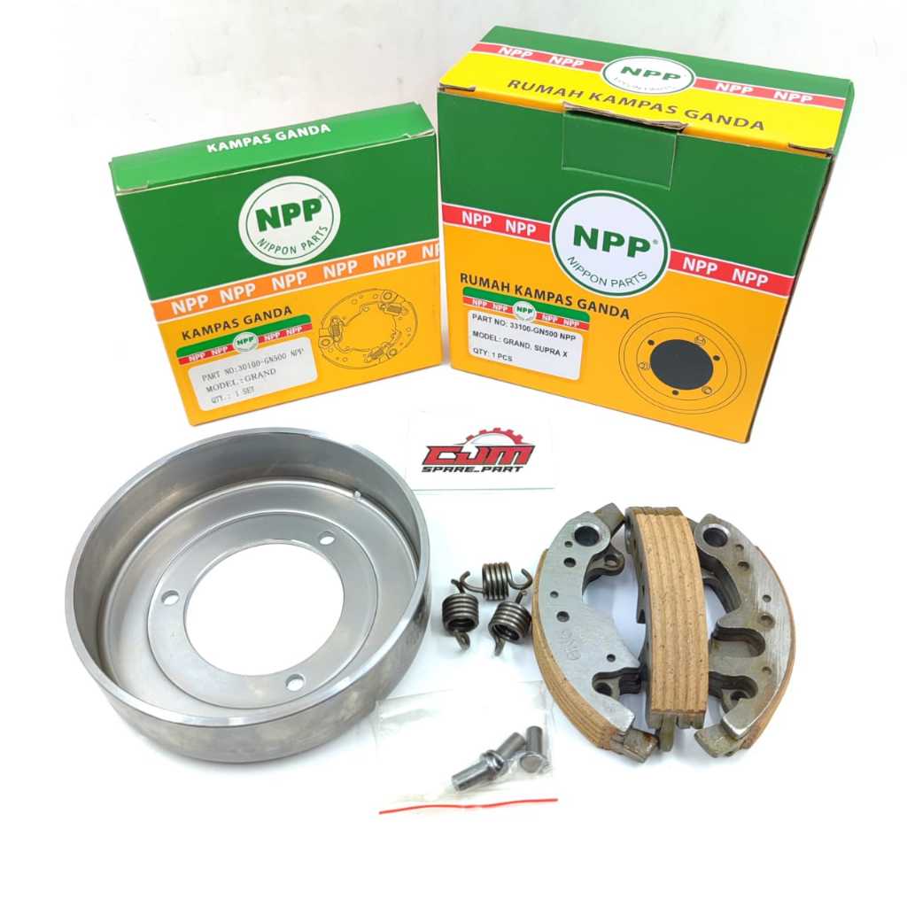 Jual Mangkok ganda+kampas otomatis ganda grand Supra x 100 gn5 original npp | Shopee Indonesia
